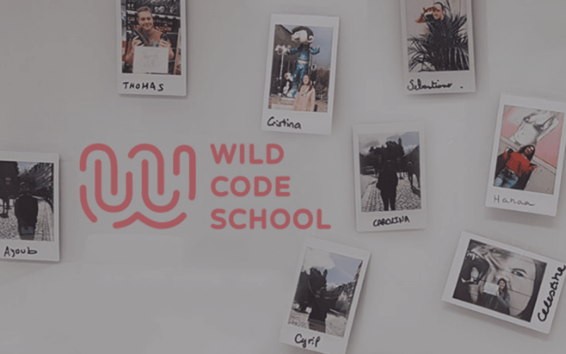 5 élèves de la Wild Code School à l'Elysée